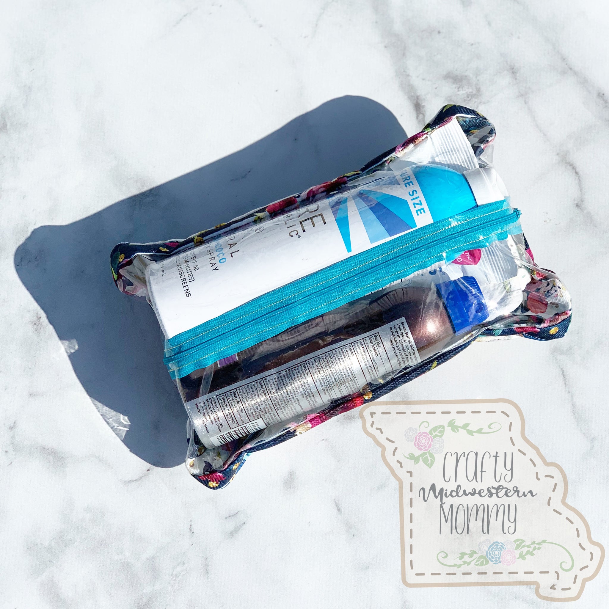 Splash Bag - Center Zip – Crafty Midwestern Mommy